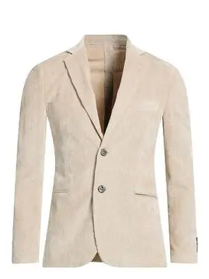 TELA-N° Corduroy Single-breasted Blazer - Beige