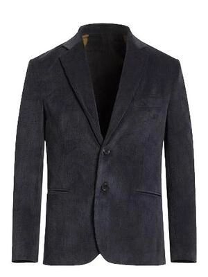 TELA-N° TELA-N° Corduroy Single-Breasted Blazer Charcoal