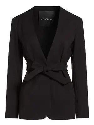 John Richmond Belted Twill Jacket - Black