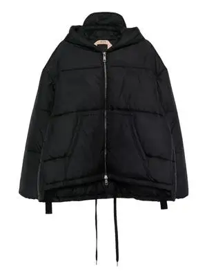 N°21 Hooded Puffer Jacket - Black