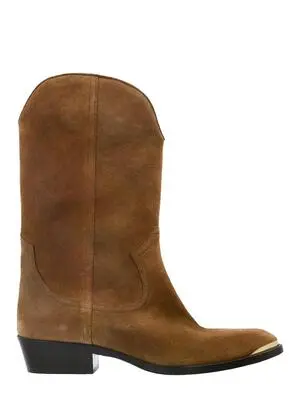 Isabel Marant Elbana Cowboy Boots - Brown