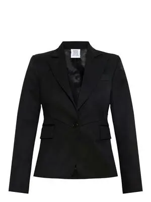 Vetements Wool Blazer - Black