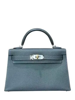 Hermès 2024 Kelly Sellier Tote Bag - Grey