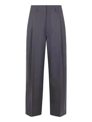 LEMAIRE Pleated Tailored Trousers - Grey