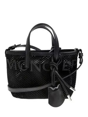 Moncler Logo-lettering Tote - Black