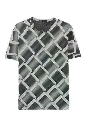 Issey Miyake Printed T-shirt - Grey