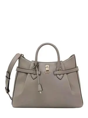 GUESS Buckle Padlock Tote Bag