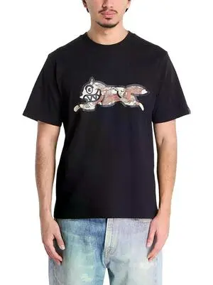 BILLIONAIRE BOYS CLUB - ICE CREAM Dog-graphic T-shirt - Black