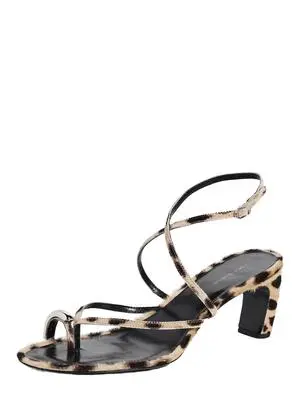 TORY BURCH Pierced Strappy Heel Sandals