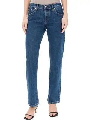 EB DENIM Ariel Mid-rise Wedgie Jeans - Manhattan
