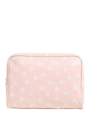 WEEZIE Large Toiletry Bag - Pink Hearts