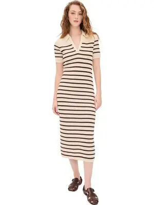 Rag & Bone Costi Polo Midi Dress - Ivory