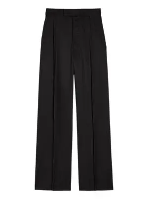 VIVIENNE WESTWOOD Wide-leg Wool Trousers - Black
