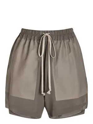 Rick Owens Silk Boxer Shorts - Light Brown