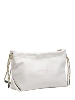 Bimba Y Lola Leather Shoulder Bag - Off White