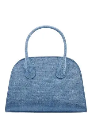 Nina Yorke Top Handle Bag - Light Denim