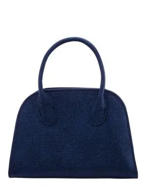 Nina Yorke Top Handle Bag - Navy