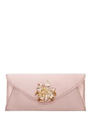 Nina Twila Envelope Clutch - Honey