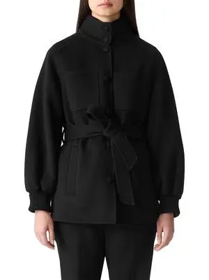 MACKAGE Shania Double-Face Belted Wool Jacket