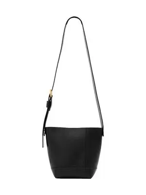 ALLSAINTS Mini Alba Leather Crossbody Bag - Black