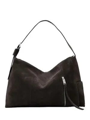 ALLSAINTS Alba Suede Shoulder Bag