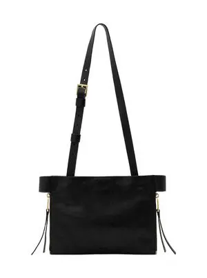 ALLSAINTS Marlo Leather Crossbody Bag Black