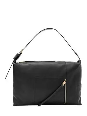 ALLSAINTS Alba Leather Shoulder Bag - Black