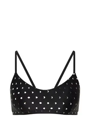The Upside Zoe Moonstone-print Sports Bra - Black