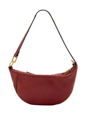 ALLSAINTS Luna Leather Shoulder Bag - Pyrrole Red