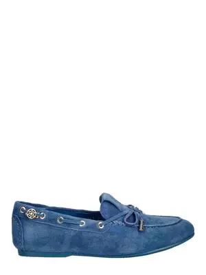 Guess Aisha Tie-detail Loafers - Blue