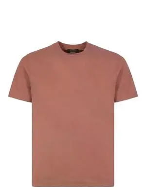 SLOWEAR Round Neck T-shirt - Brown