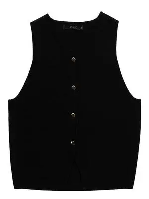Deluc Ibiza Knit Vest - Black