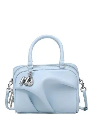 Marc Jacobs The Micro Bauletto Leather Top Handle Bag - Blue Mist