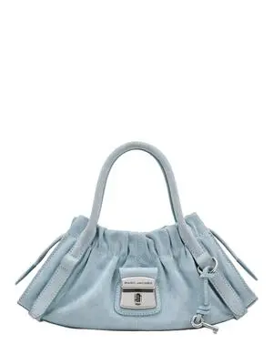 Marc Jacobs The Small Suede Satchel - Blue Mist