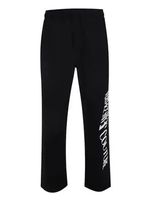 Versace Logo-print Track Pants - Black