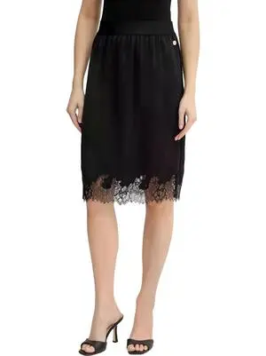 JOOP! Laced Midi Skirt - Black