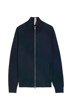 BOSS H-idino Zip-up Cardigan - Blue