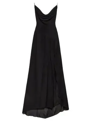 Blumarine Gown Cowl Neck - Black