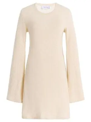 ANEMOS Anemos Bell Sleeve Crocheted Cotton Mini Dress