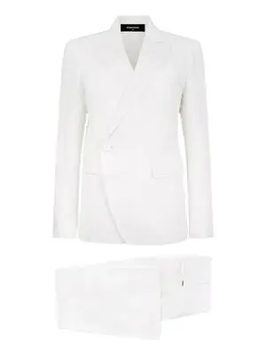 Dsquared2 Peak-lapel Suit - White