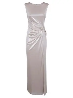 Ralph Lauren Ilianne Sleeveless Gown - Beige