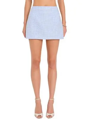 Amanda Uprichard Miles Skort - Atlantic/ivory