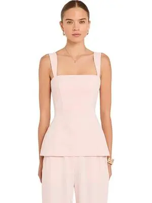 Amanda Uprichard Andreina Structured Tank Top Mochi