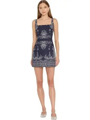 Amanda Uprichard Augustine Mini Dress - Navy