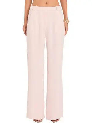 Amanda Uprichard Saddler Wide Leg Pants - Mochi