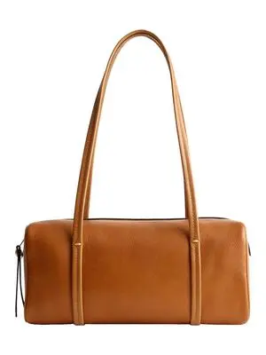 Madewell The Brioche Leather Shoulder Bag - Warm Coffee