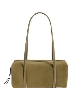 Madewell The Brioche Leather Shoulder Bag Worn Olive
