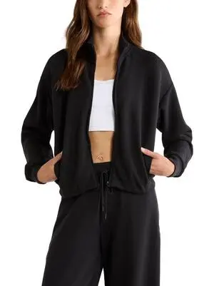 Zella Ultrasoft Zip Jacket - Black