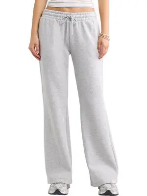 Bp. BP. Baggy Flare Leg Sweatpants Grey Soft Heather