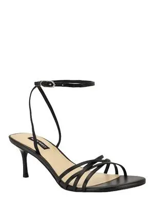 Nine West Gazey Ankle Strap Sandal - Black